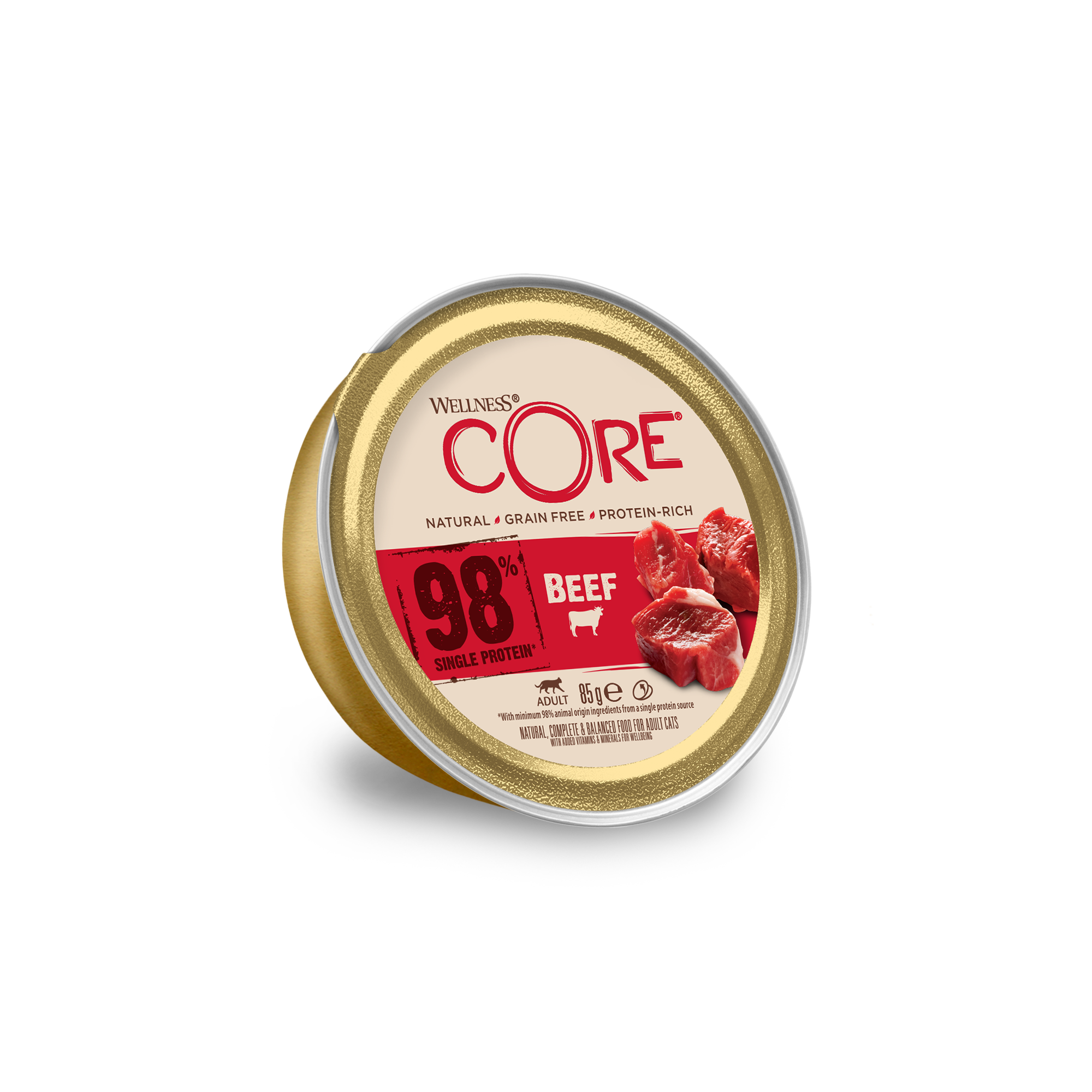 Wellness CORE 98% Single Protein Beef – 85g – Aquarium